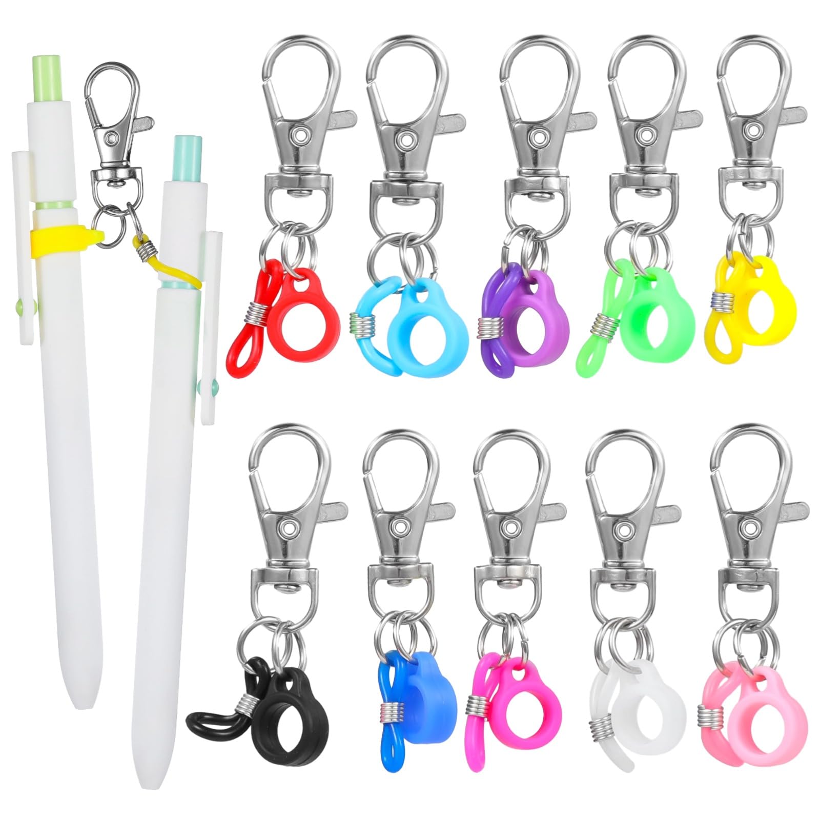 Amazon.com : 10 PCS Retractable Pen Holders, Clip-on Pen Holder & 0.5 ...