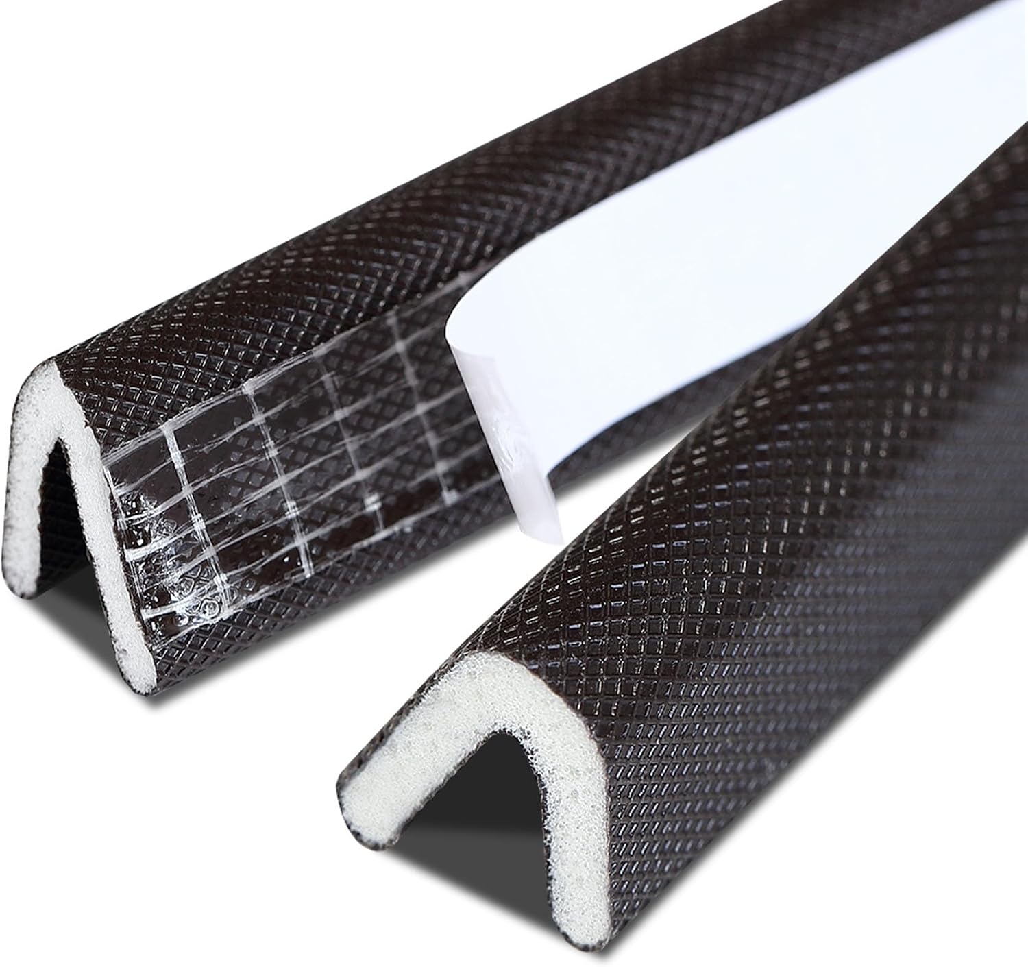 Hungbak Peel and Stick Door Seal Strip V-Shaped, Self Adhesive Draft ...