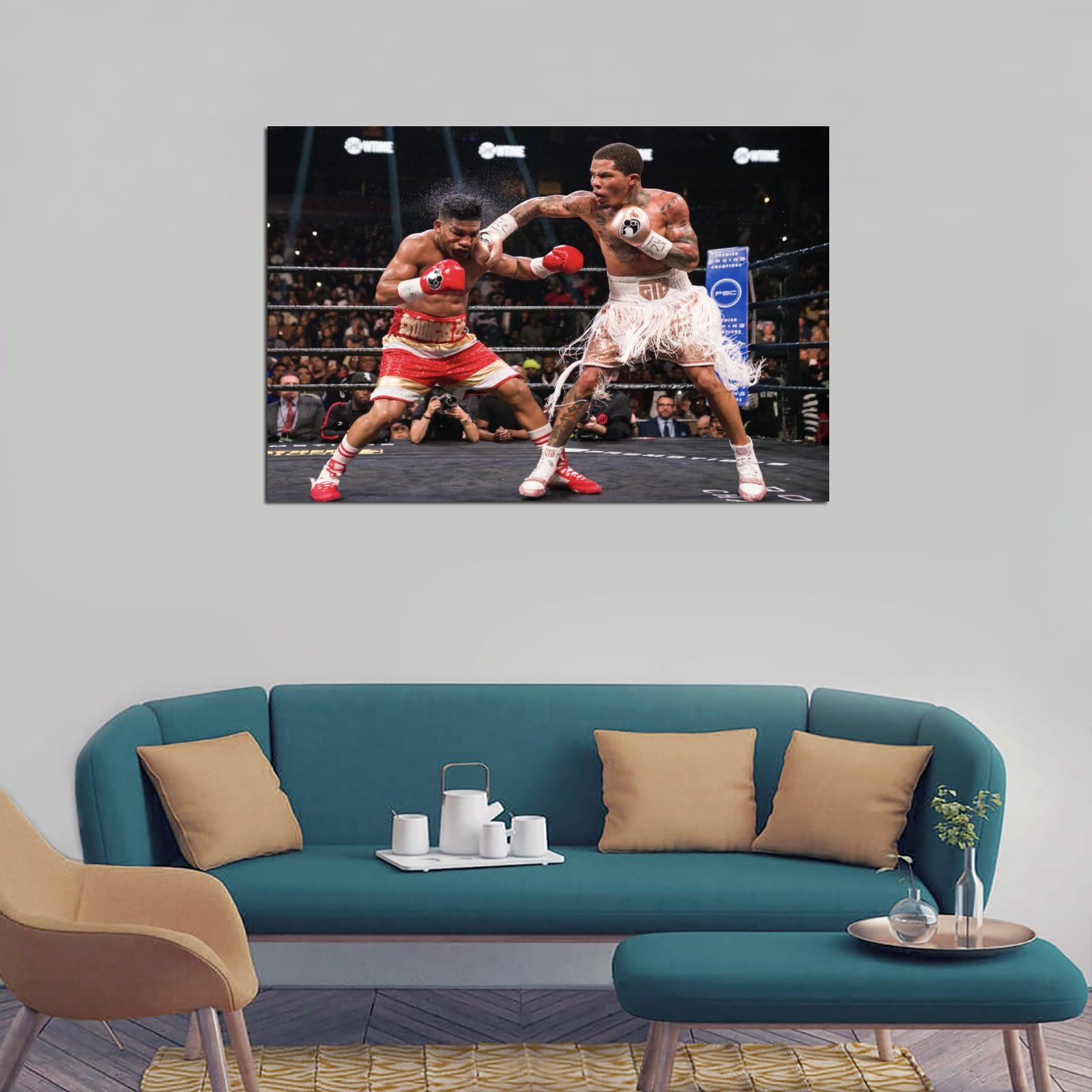 Yuriorkis Gamboa Boxing Poster Extremely Rare Cardboard Site Poster