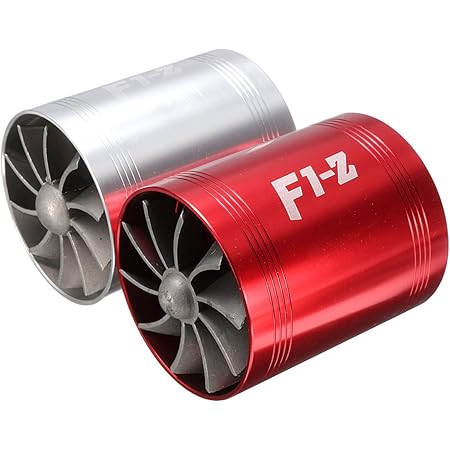 Generic Universal Car Turbo Supercharger Air Intake Dual Fan Turbonator ...