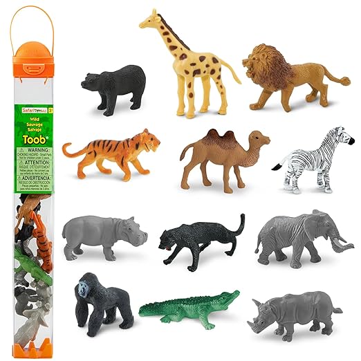 Safari 695004 Wild Toob,1.5" to 3" : Amazon.co.uk: Toys & Games
