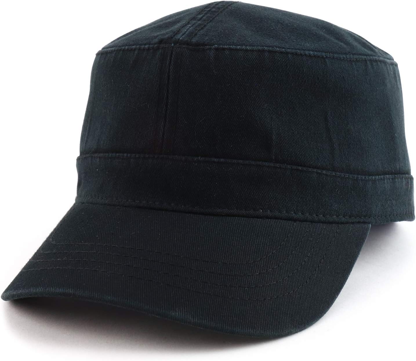 Armycrew Oversized Big 2XL Flat Top Army Style Cotton Military Cap ...