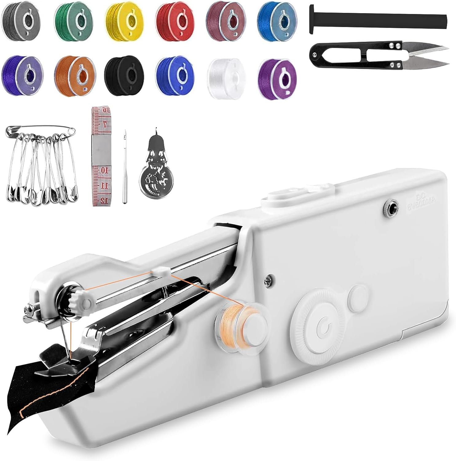 Amazon.com: Handheld Sewing Machine, Quick Sewing Portable Sewing ...