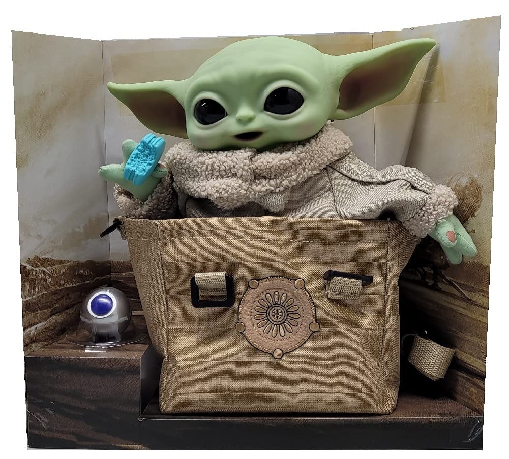 Star Wars The Mandalorian Grogu Plush Set, Character Doll With Soft ...