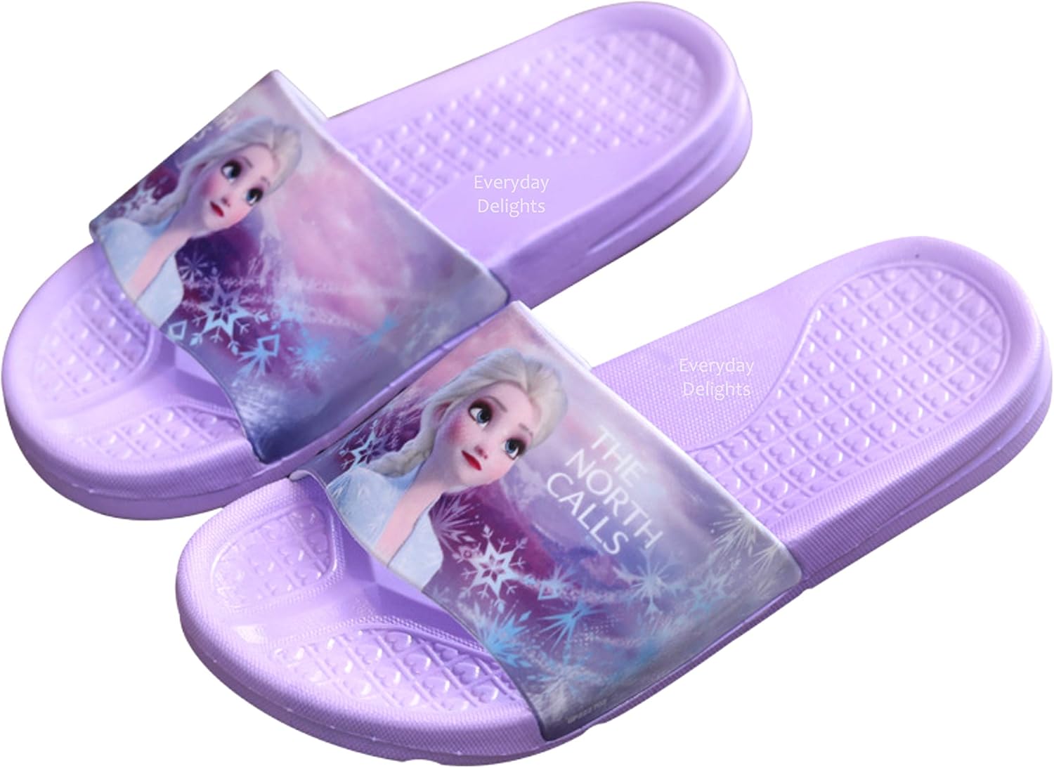Amazon.com | Everyday Delights Disney Frozen Elsa Slides Beach Sandals ...