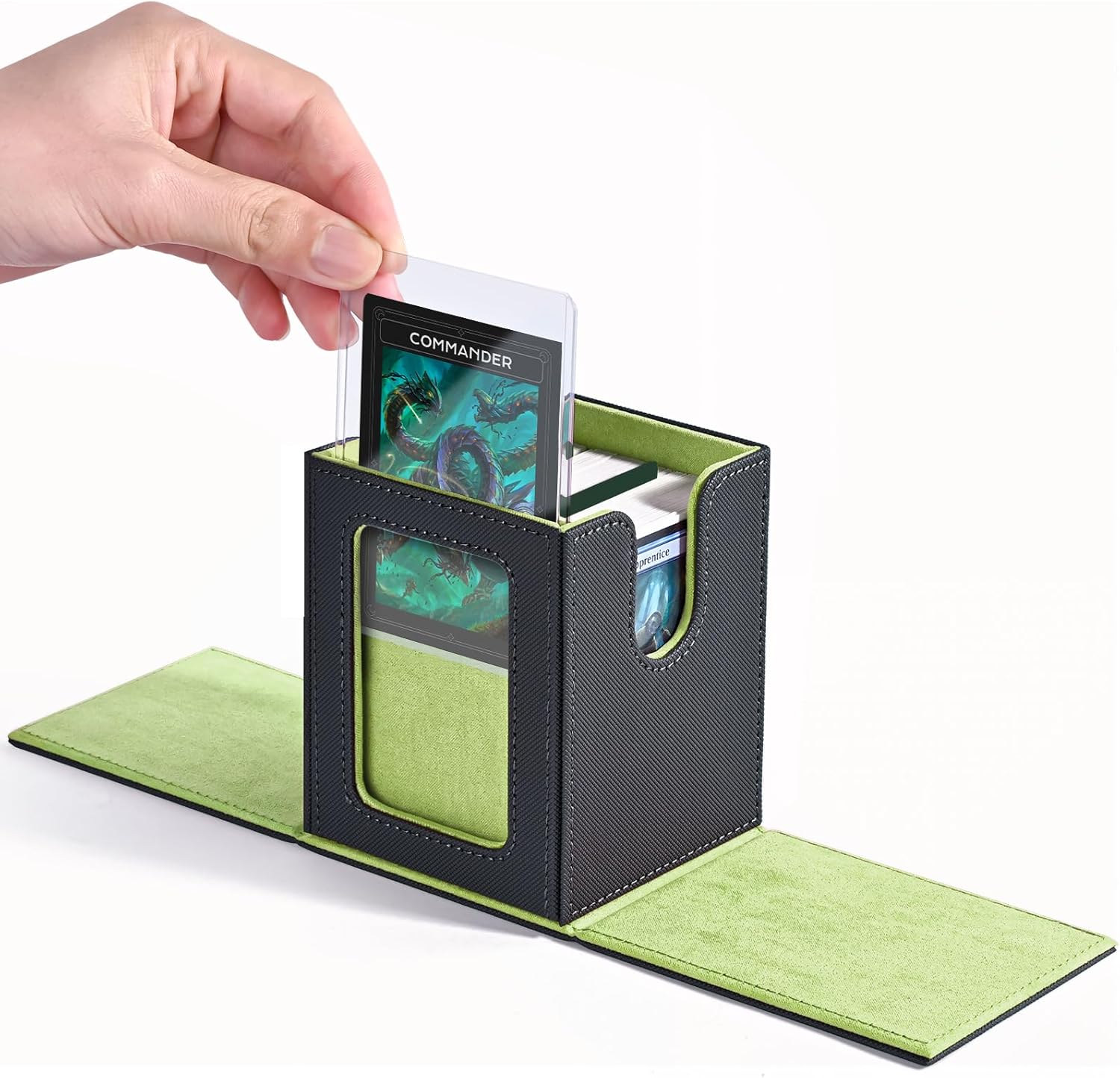 Amazon.com: ZLCA MTG Deck Box with Commander Window Display, Trading ...