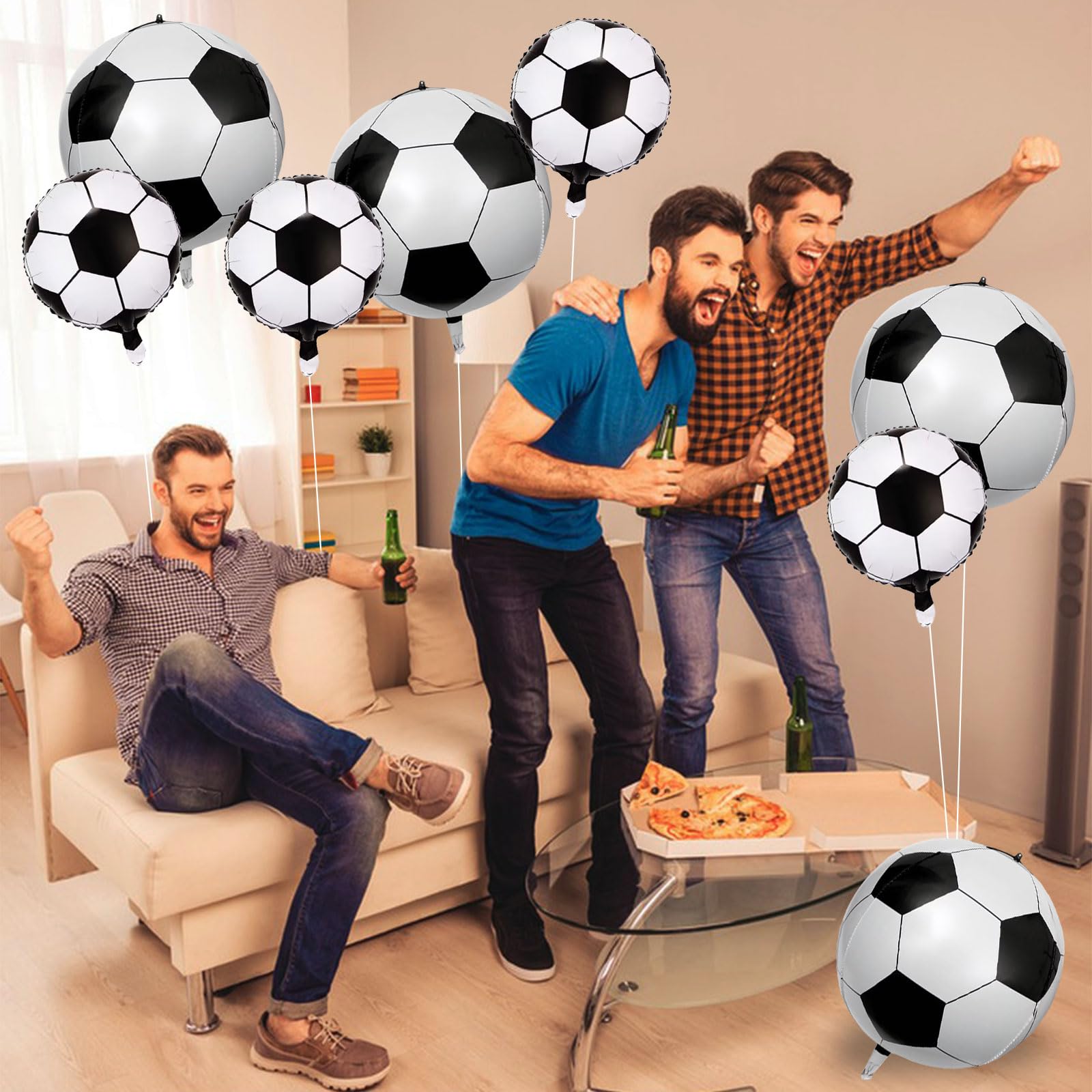Snapklik.com : 8 Pcs Soccer Balloons 22 Inch Soccer Ball Balloons ...