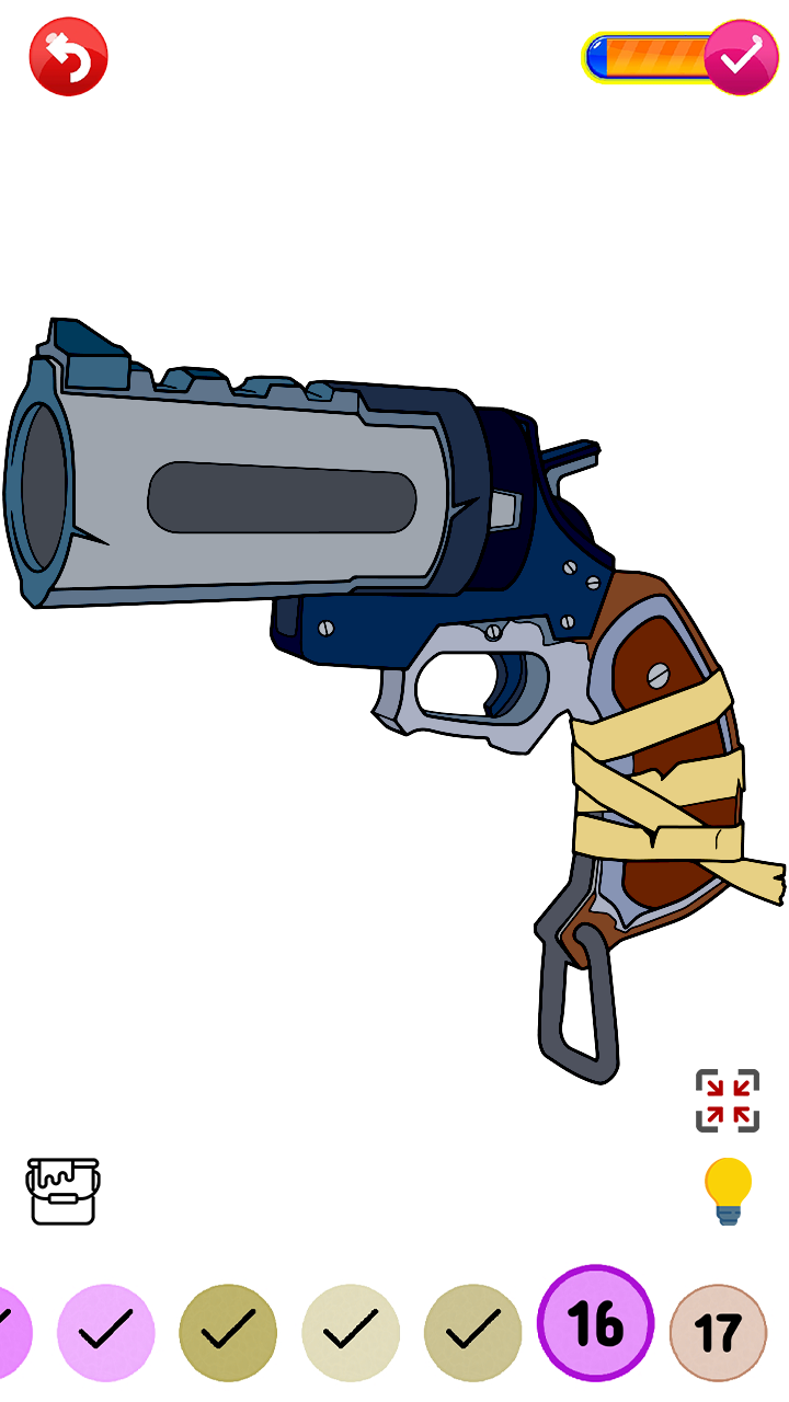 Guns Color By Number - Weapons Coloring Book Puzzle:Amazon.com:Appstore ...