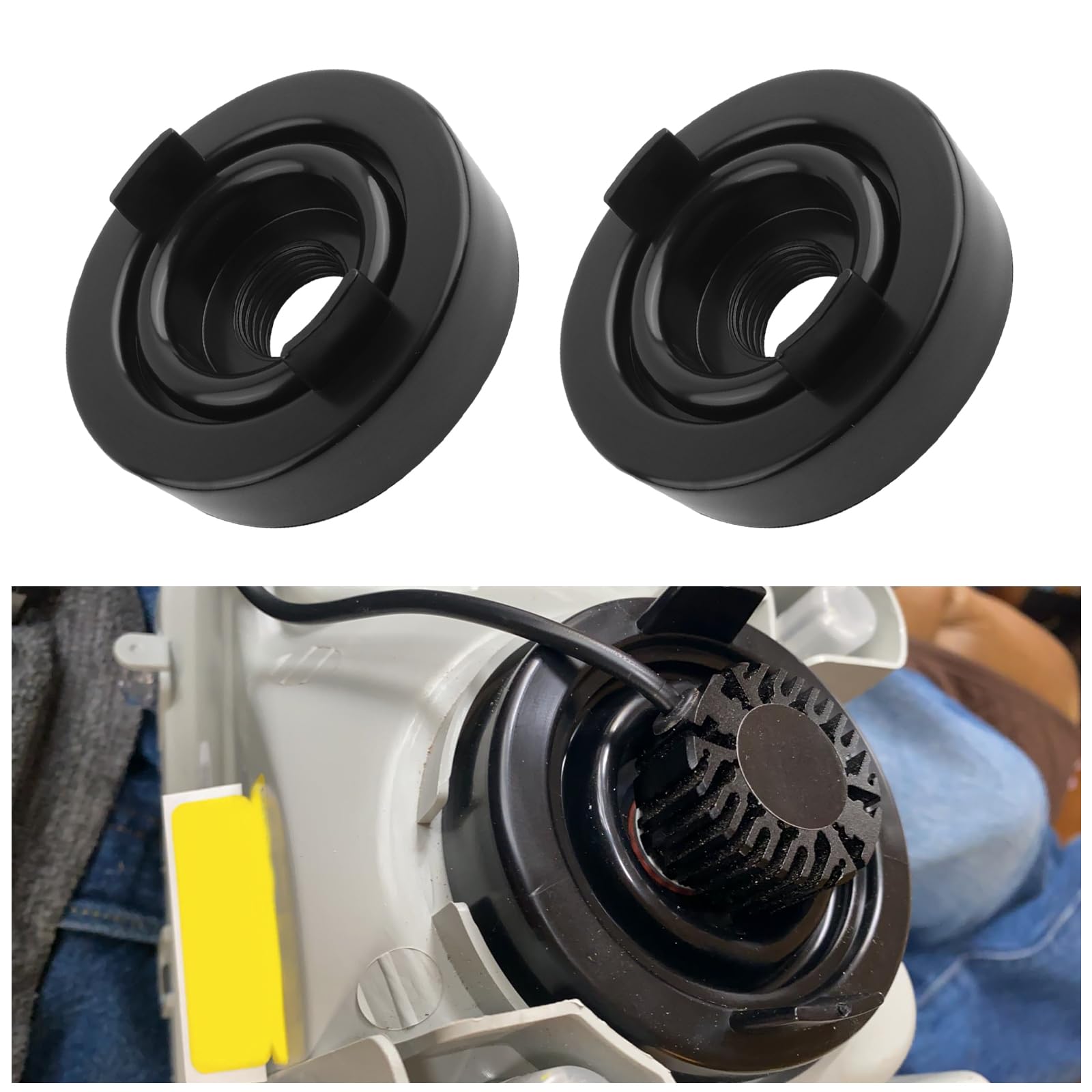 Amazon.com: 2PCS Car Headlight Dust Cover for H4 Light Bulb,EPDM Rubber ...