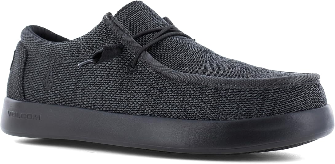 Amazon.com: Volcom Work Men's Chill Black Composite Toe Boots ...
