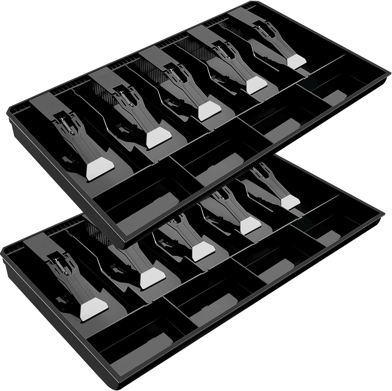 Amazon.com : Hoteam 2 Pcs Cash Drawer Cash Drawer Tray Cash Tray Money ...