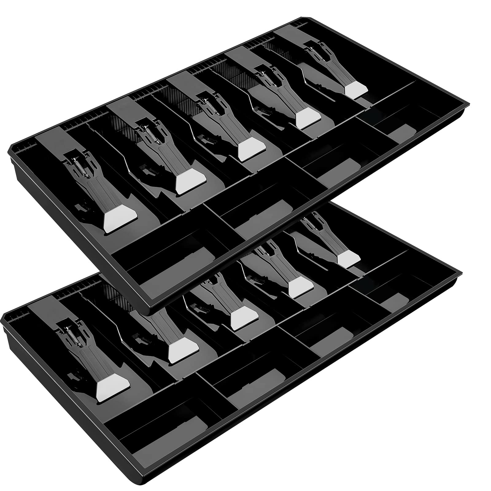 Amazon.com : Hoteam 2 Pcs Cash Drawer Cash Drawer Tray Cash Tray Money ...