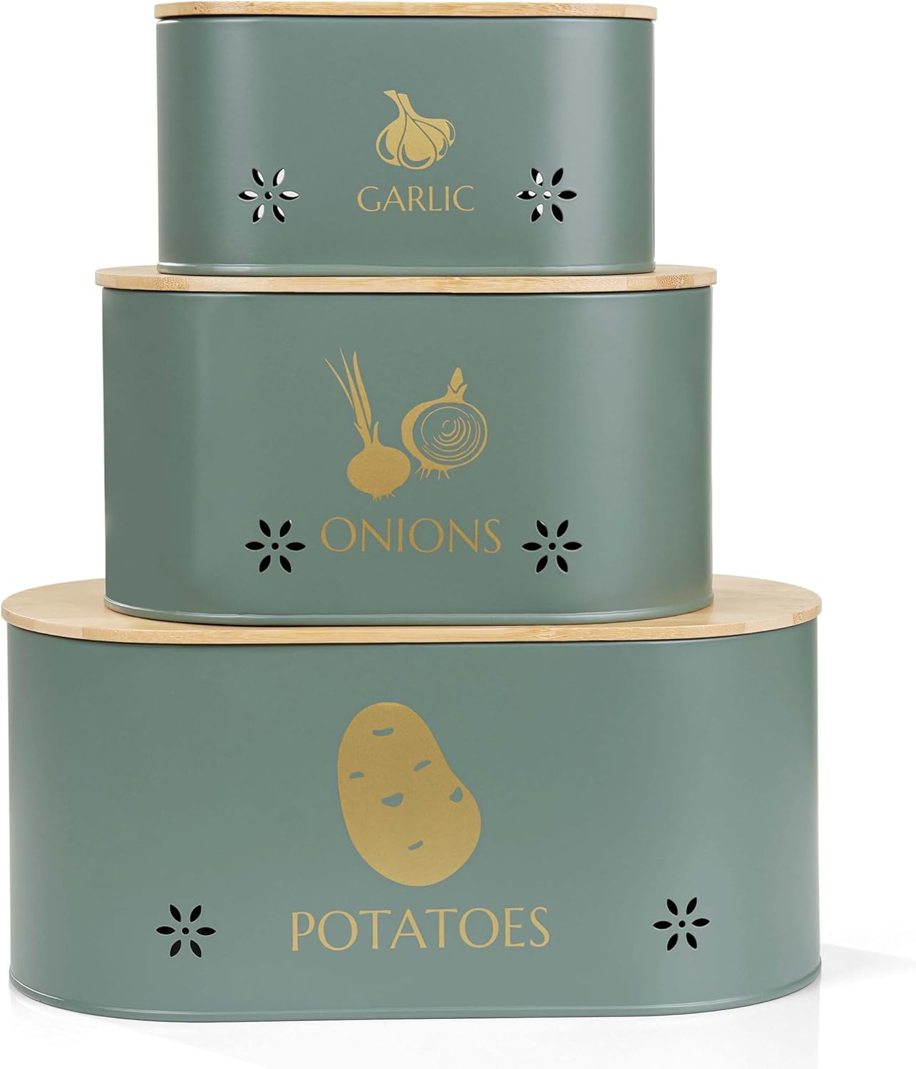 Crystals Potato Onion Storage Box, Food Container Sets, Storage ...
