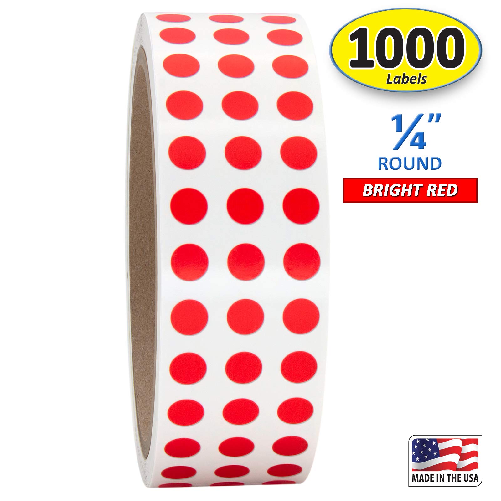 Buy 1 4 Bright Red Round Color Coding Circle Dot Labels On A Roll buy-1-4-bright-red-round-color-coding-circle-dot-labels-on-a-roll