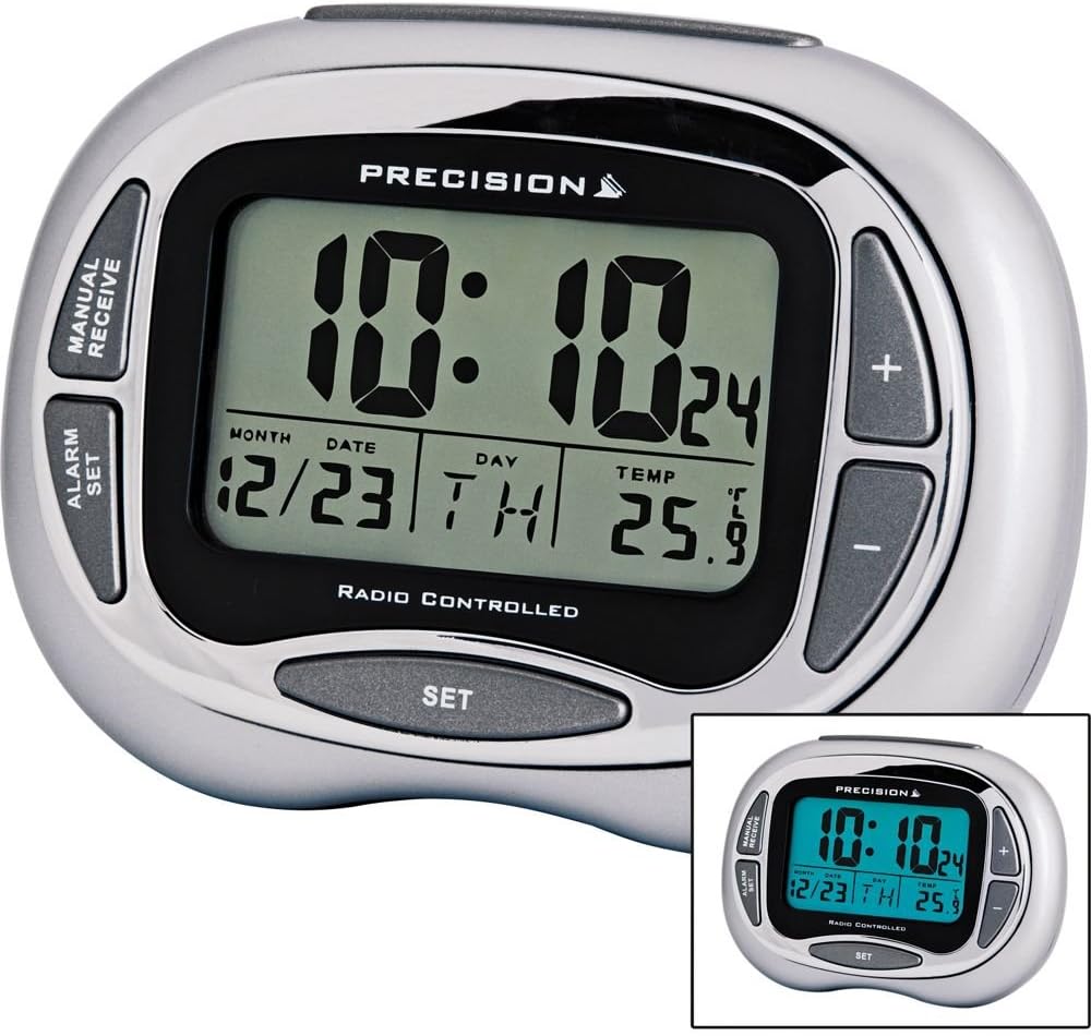 Amazon.com: Precision Radio Controlled LCD Alarm Clock : Everything Else