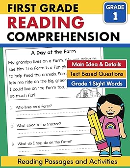 Amazon.com: 1st Grade Reading Comprehension Passages and Activities ...