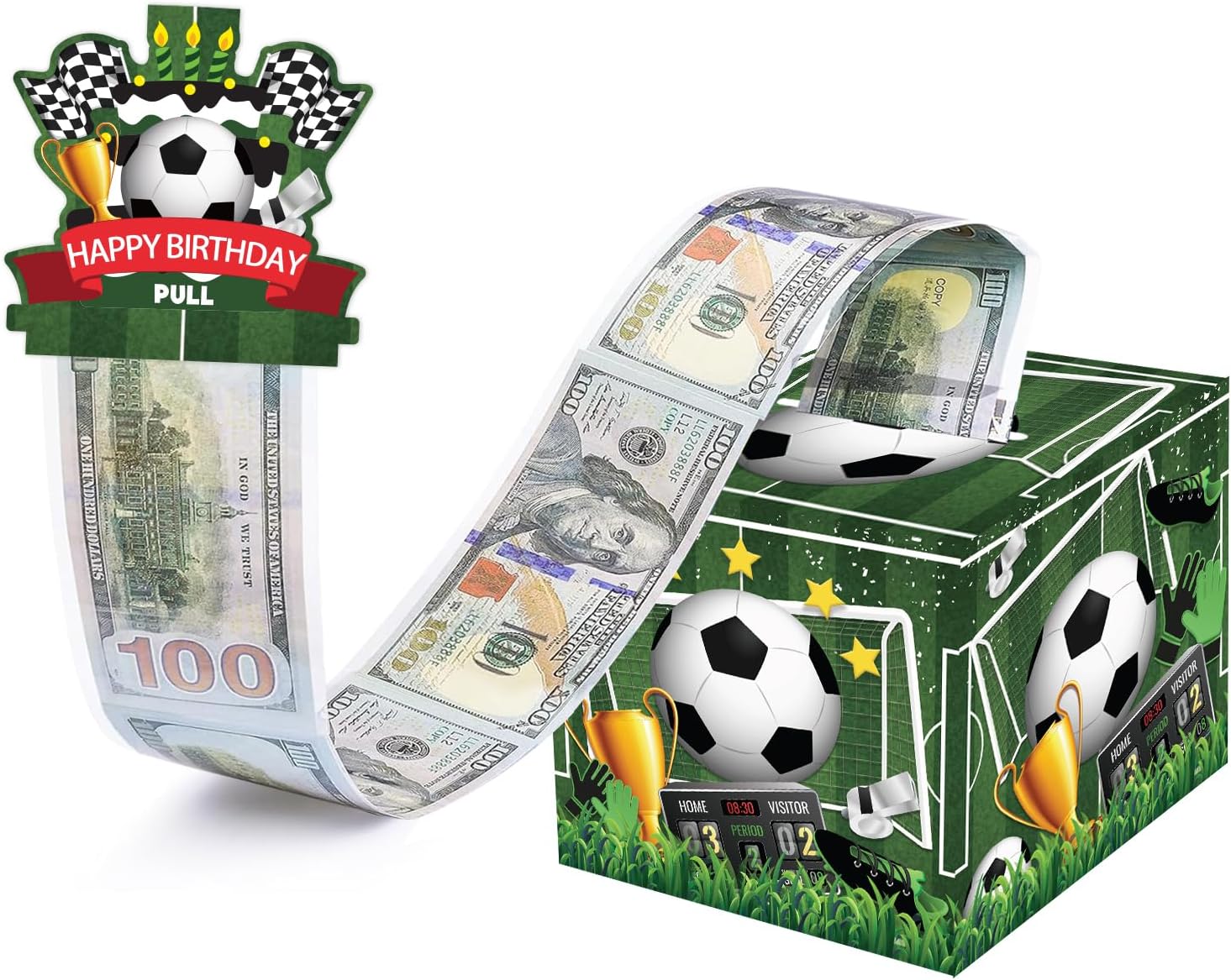 Amazon.com: cidobi Birthday Money Gift Box for Cash Gift with Number ...