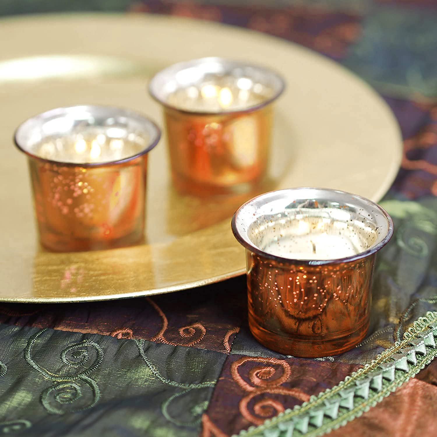 Copper Votive Candle Holders