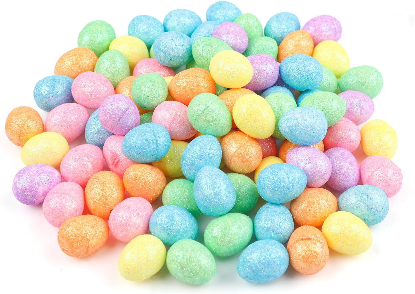 SRV Hub 36Pcs Easter Mini Eggs, Easter Decorations, Artificial Bird ...
