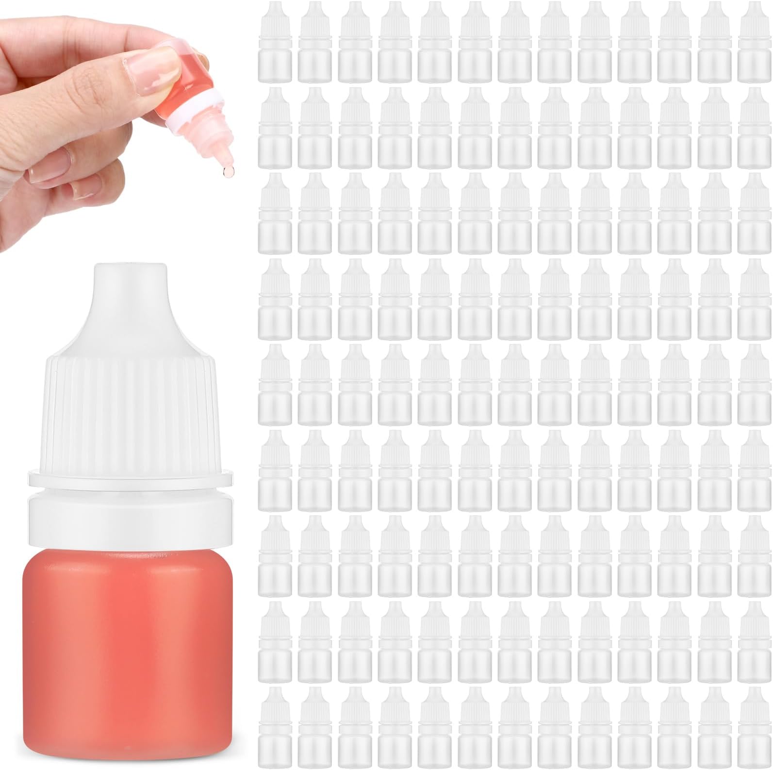 Amazon.com: TrelaCo 300 Pcs Plastic Dropper Bottles Bulk 15ml ...