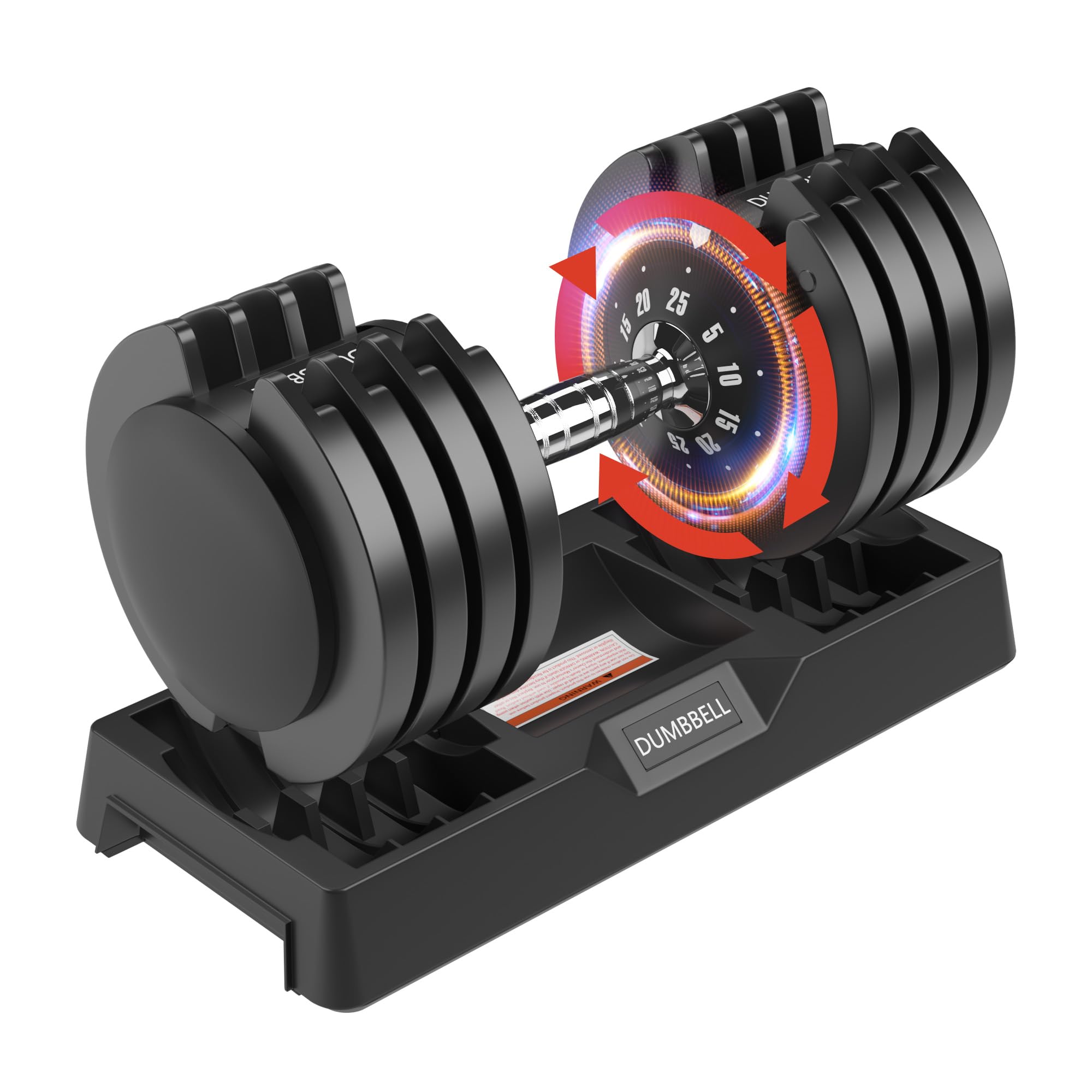 Soges 25LB/55LB 5 in 1 Fast Adjustable Dumbbells Single Dumbbell 5 ...