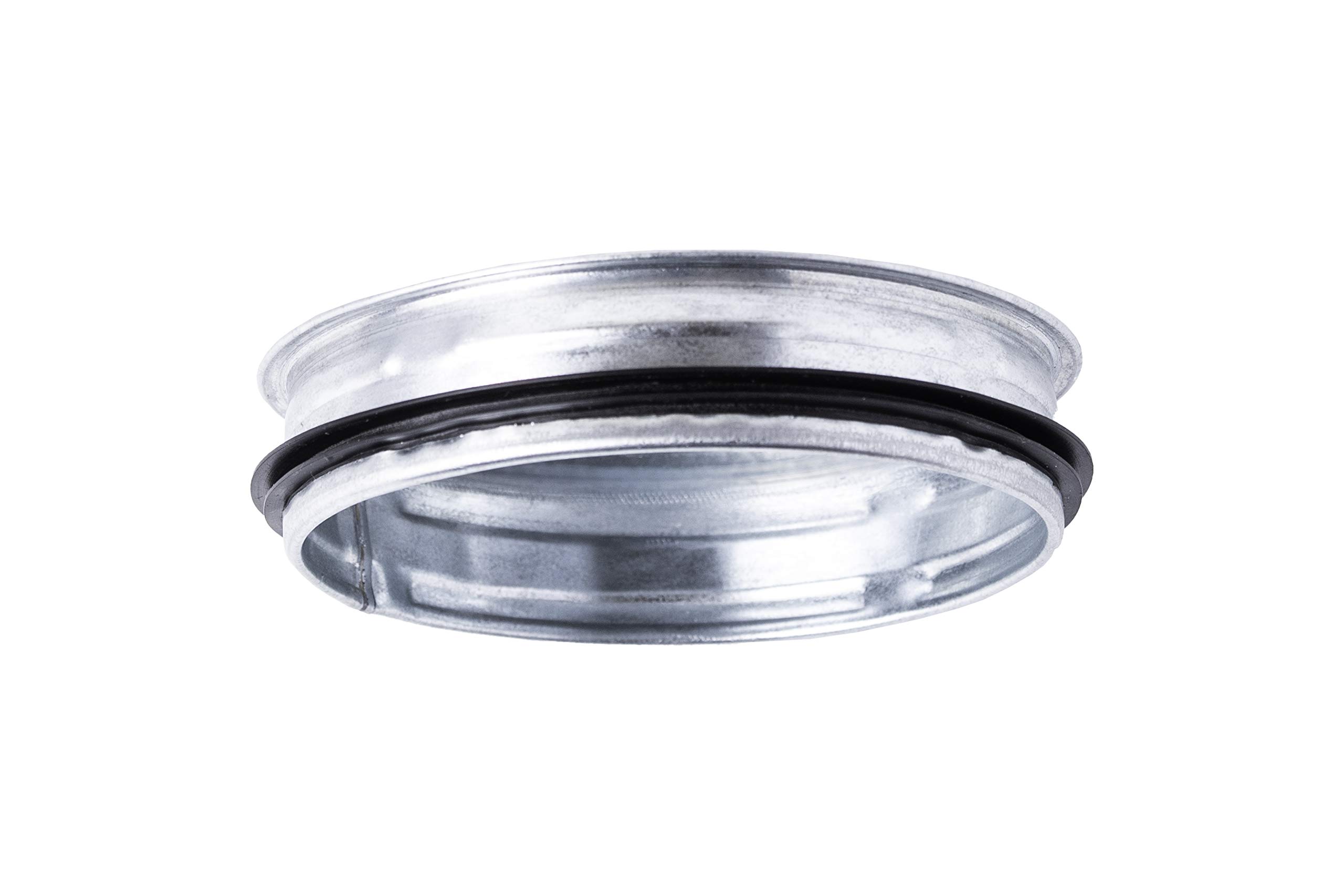 Steinberg14 Metal 125mm / 5″ Steel End Cap with Rubber Gasket – Spiral ...
