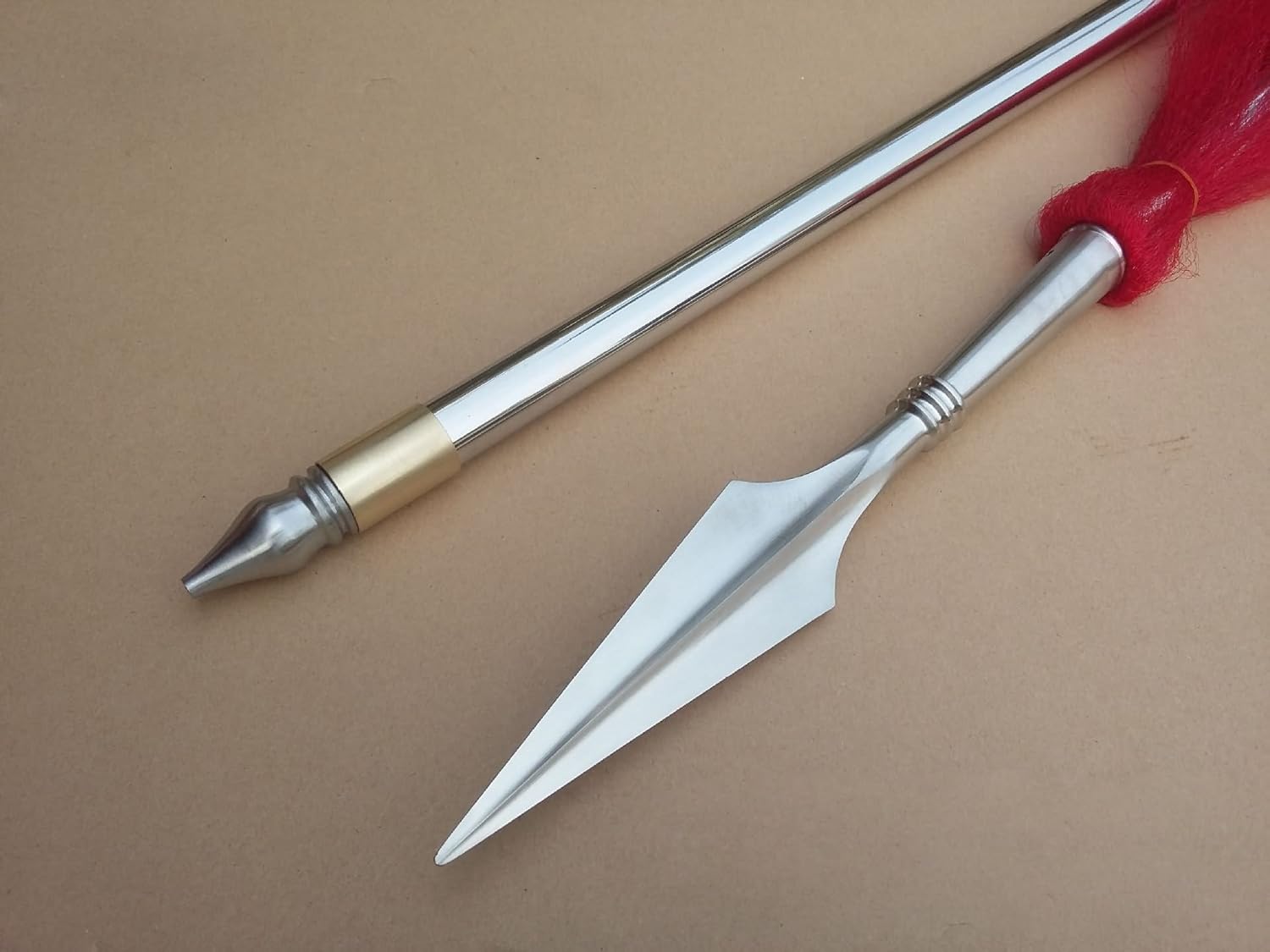 Tai Chi Spear/China Lance,Stainless Steel Rod,Kung fu Martial Arts ...