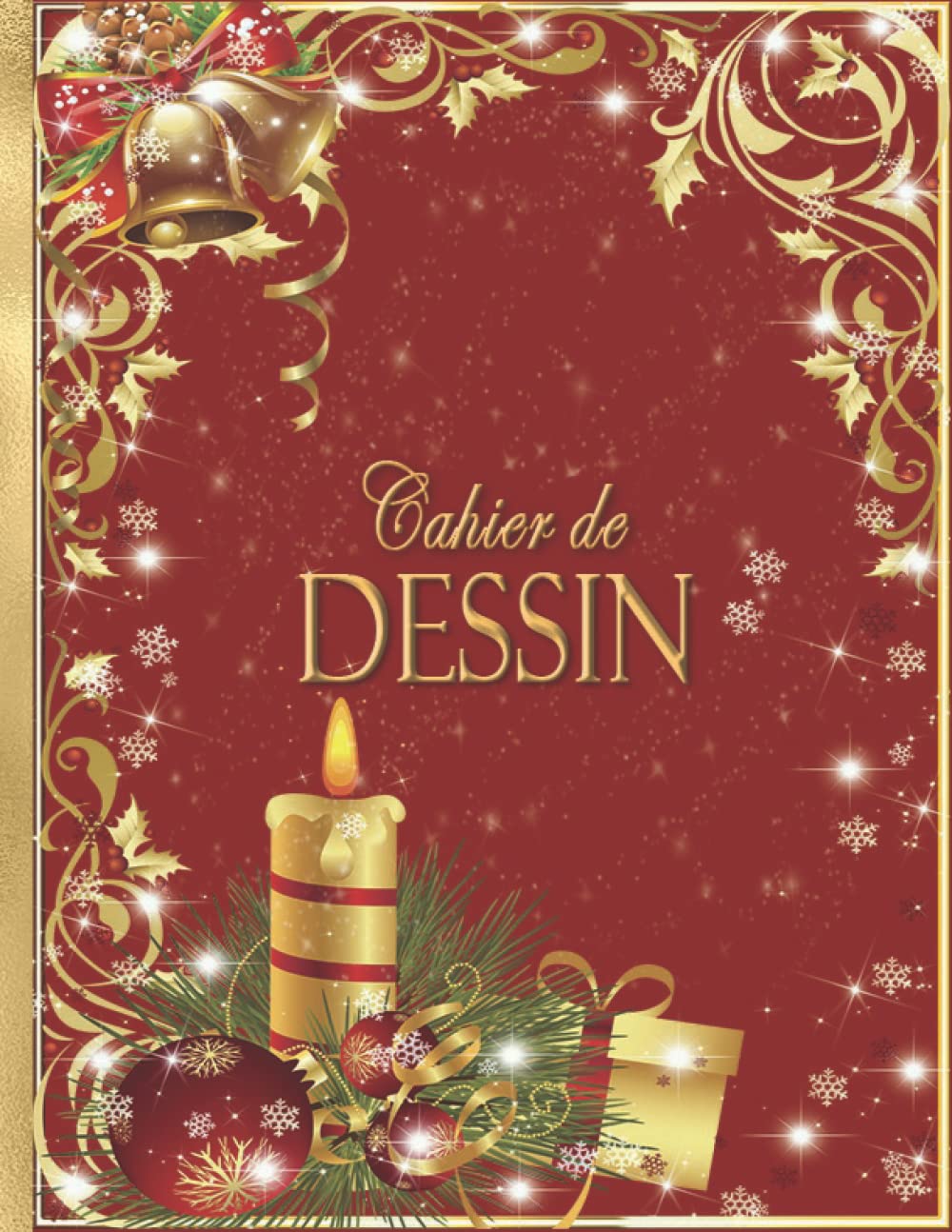 Buy Cahier de dessin: carnet de dessin de Noel– cahier de croquis ...