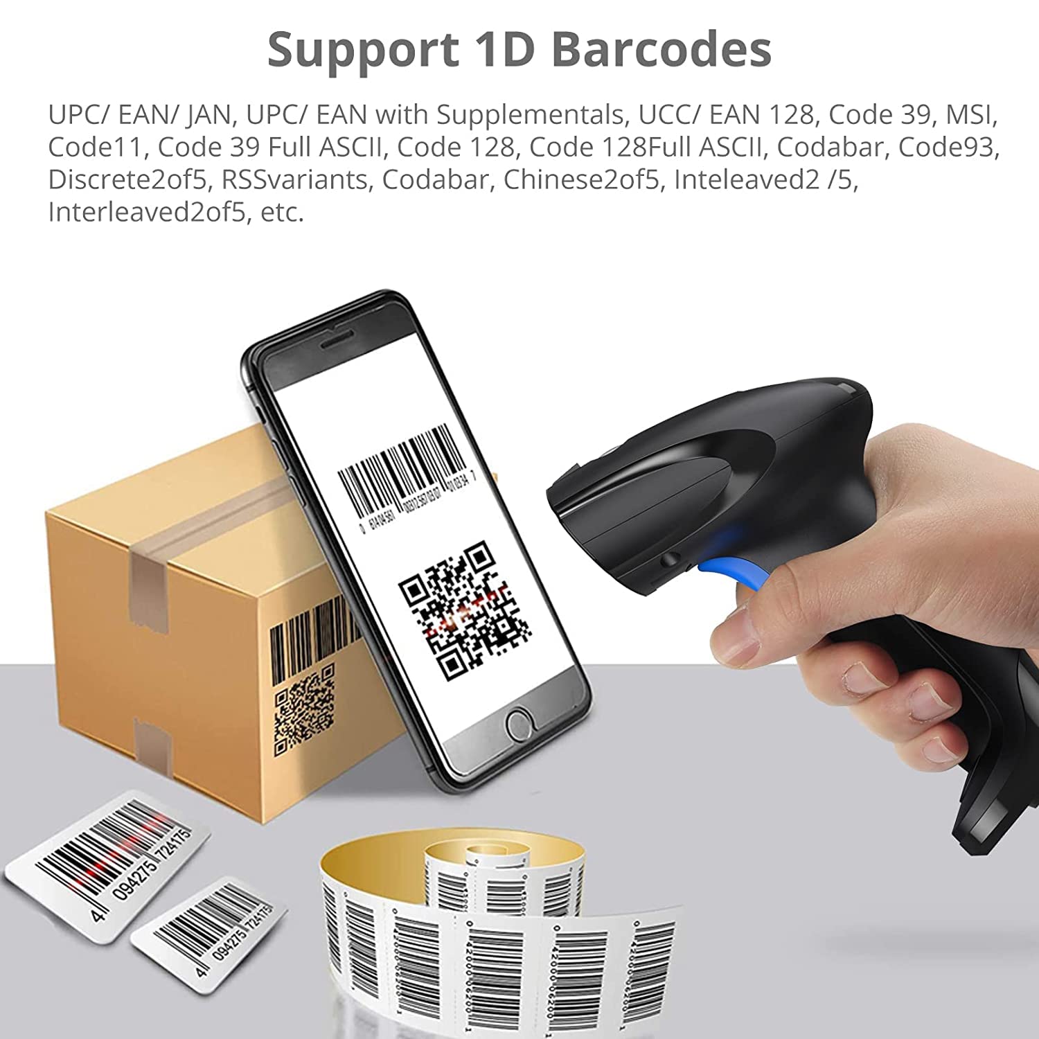 Optical Barcode Reader Optimize Stock Management With Barcode Shower
