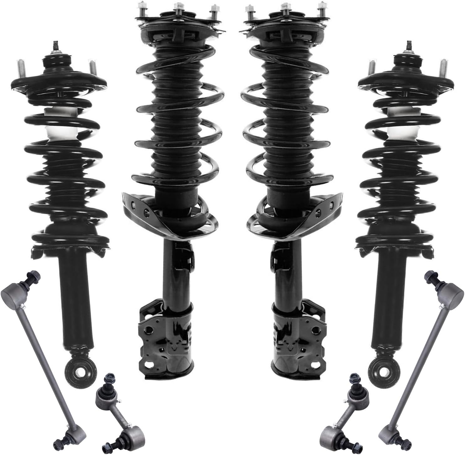 Amazon.com: Detroit Axle - 8pc Front Rear Struts Sway Bars for 2015 ...