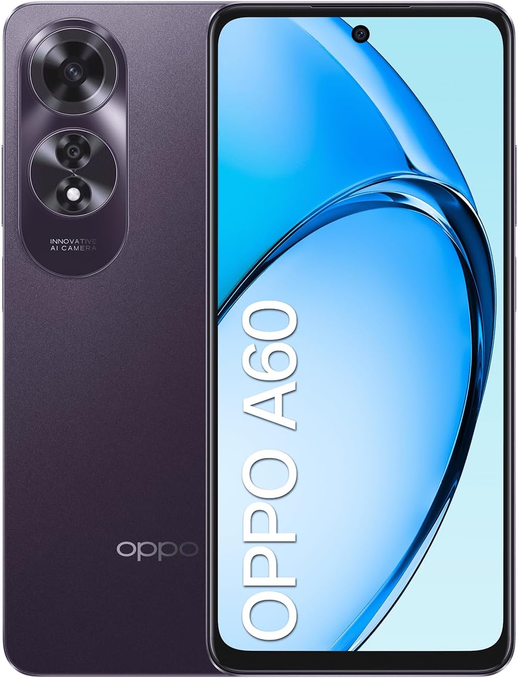 OPPO A60 256GB + 8GB RAM Dual SIM 4G (Midnight Purple) - International ...