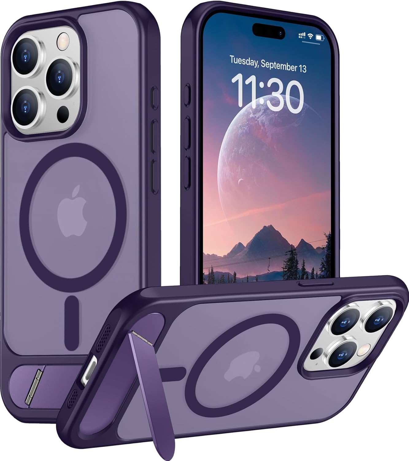 Amazon.com: Temdan Magnetic Compatible with iPhone 15 Pro Max Case, [Built-in Invisible ...