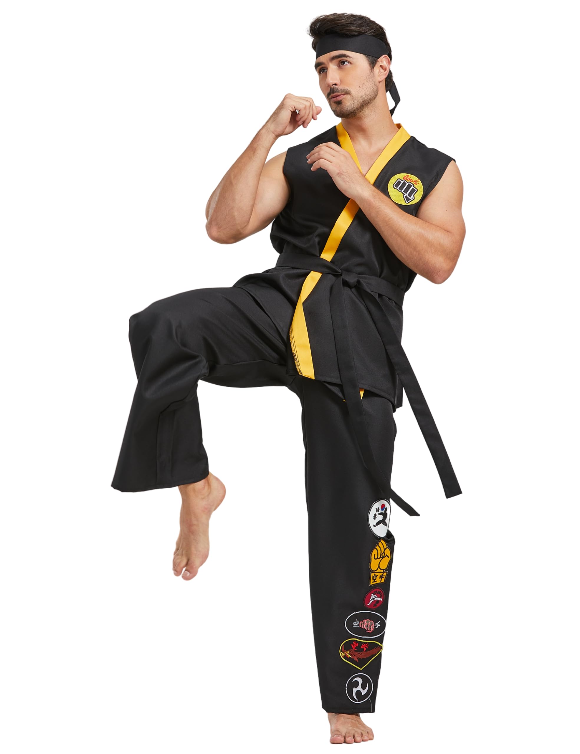 Snapklik.com : Takuvan Karate Costume For Men Deluxe Plus Size ...