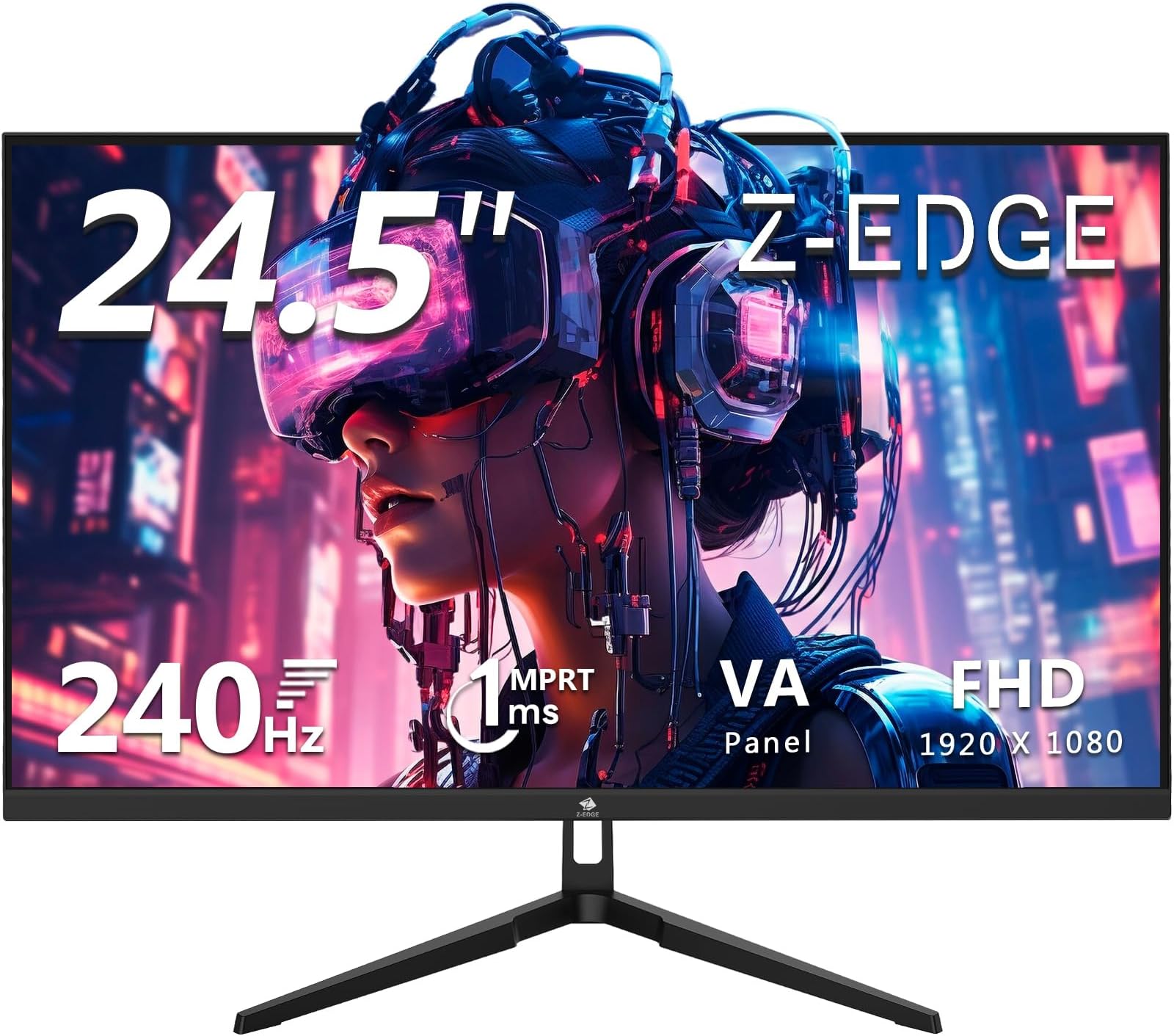 Z-Edge Monitor Gaming 24,5'', 240 Hz, 1ms, FreeSync, FHD(1920x1080 ...