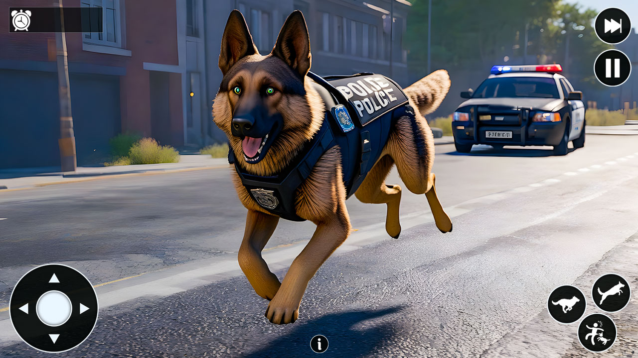 Real Police Dog Simulator Chase Gangster Cop Games - US Police Dog ...
