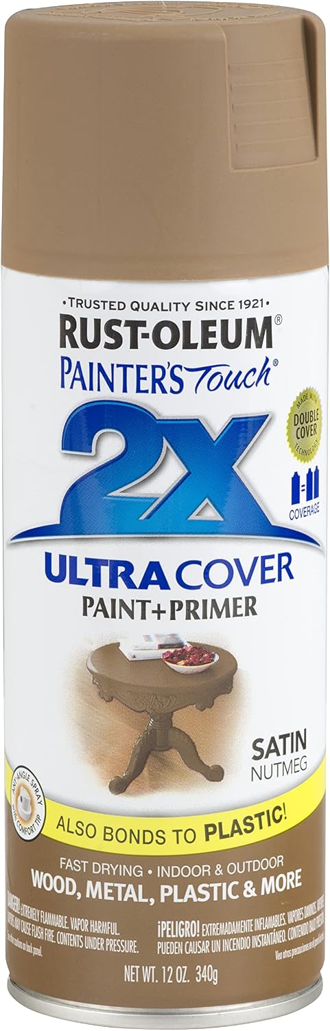 Rust-Oleum 249070 Painter's Touch 2X Ultra Cover Spray Paint, 12 oz ...