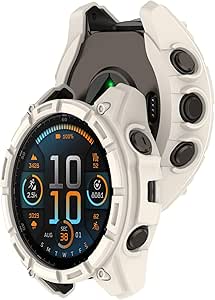 Amazon.com: Compatible with Garmin Fenix 8 43mm Case Cover, Soft Anti ...