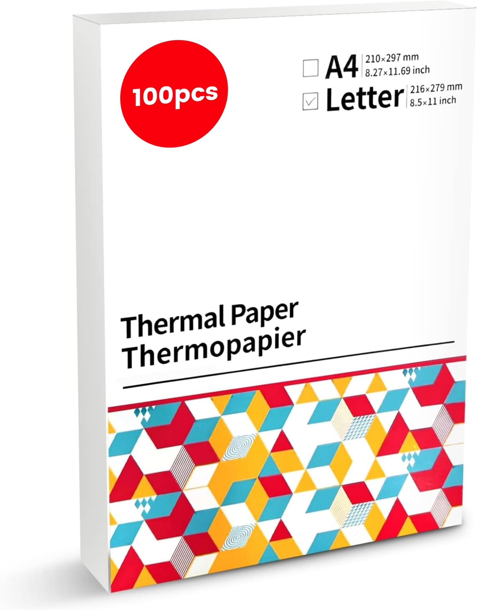 Amazon.com : Itari Thermal Printer Paper 8.5 x 11 US Letter for M08F ...