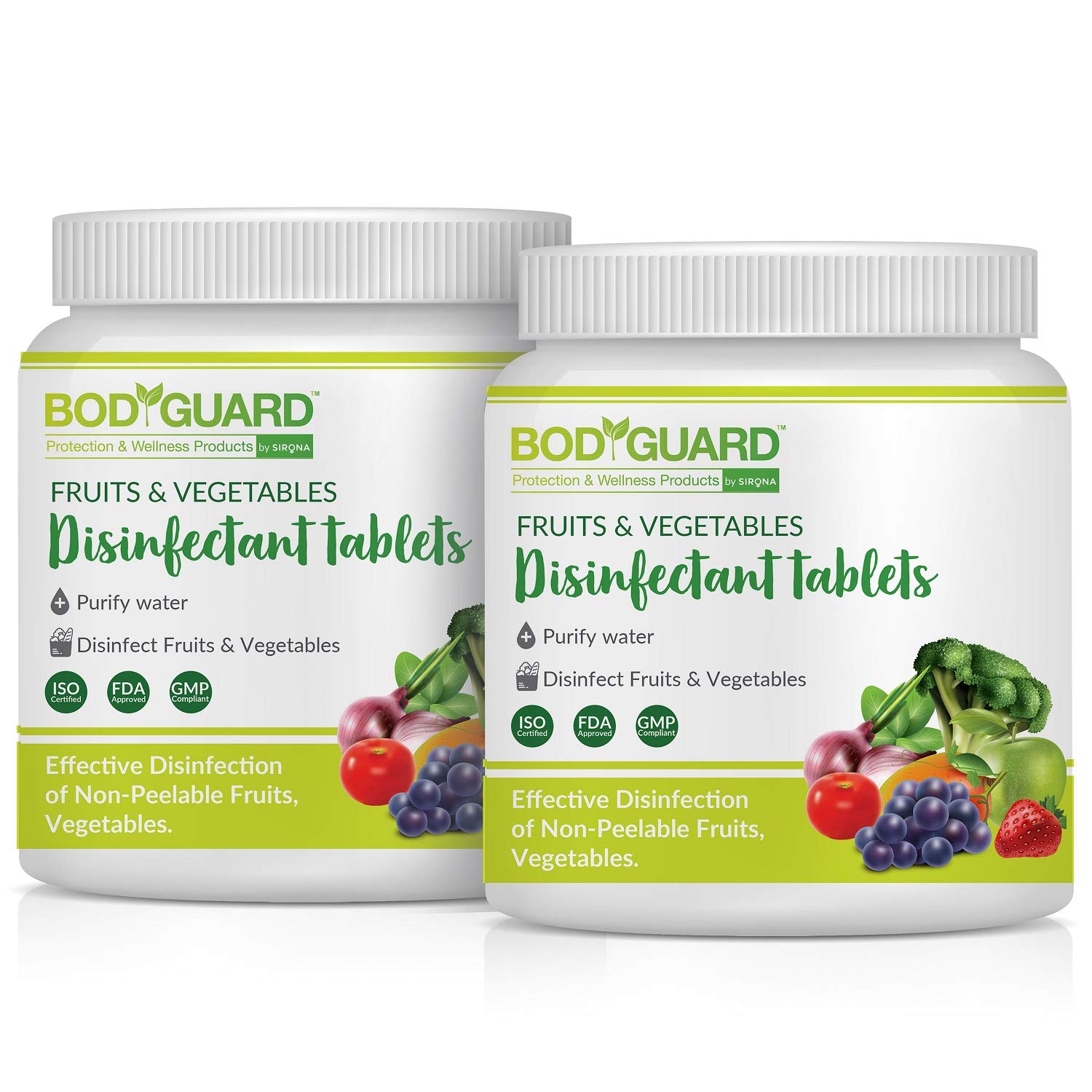 Buy Bodyguard Fruits and Vegetables Disinfectant Tablets - 100 Tablets ...