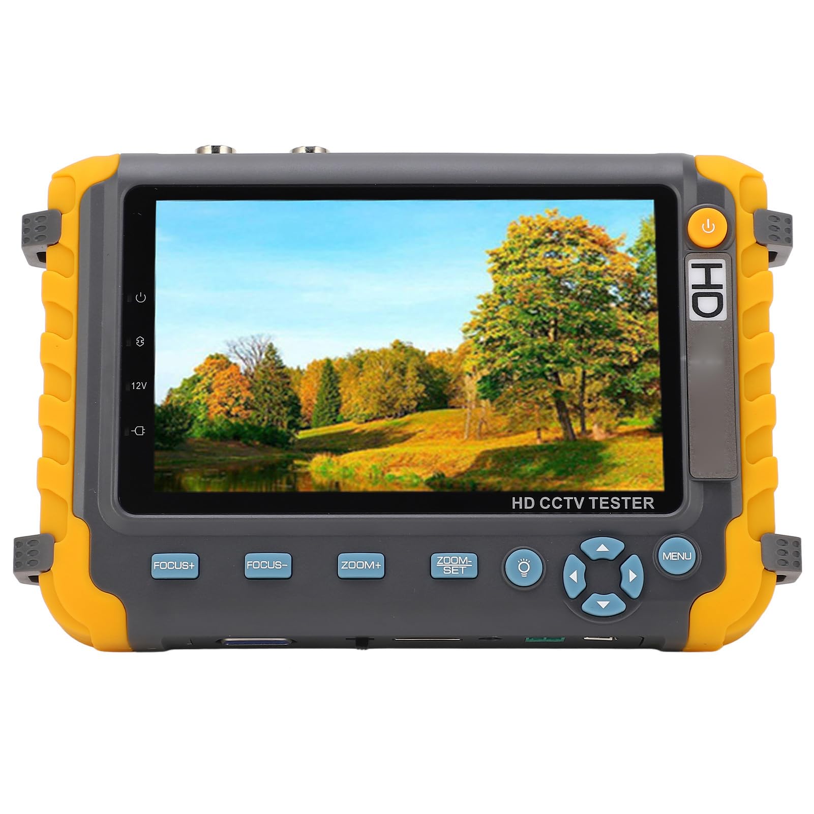 5 Inch CCTV Tester, 8MP VGA Input Analog Video Monitor AHD TVI CVI ...