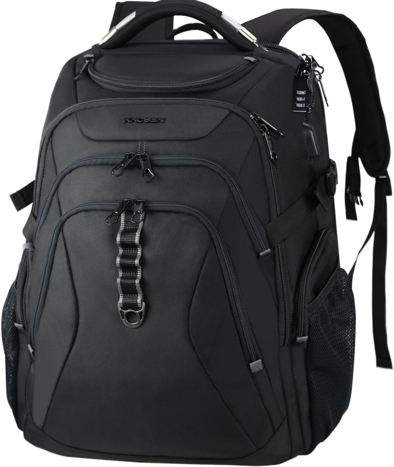 KROSER Laptop Rucksack 18,4 Zoll Herren Computer Rucksack mit ...