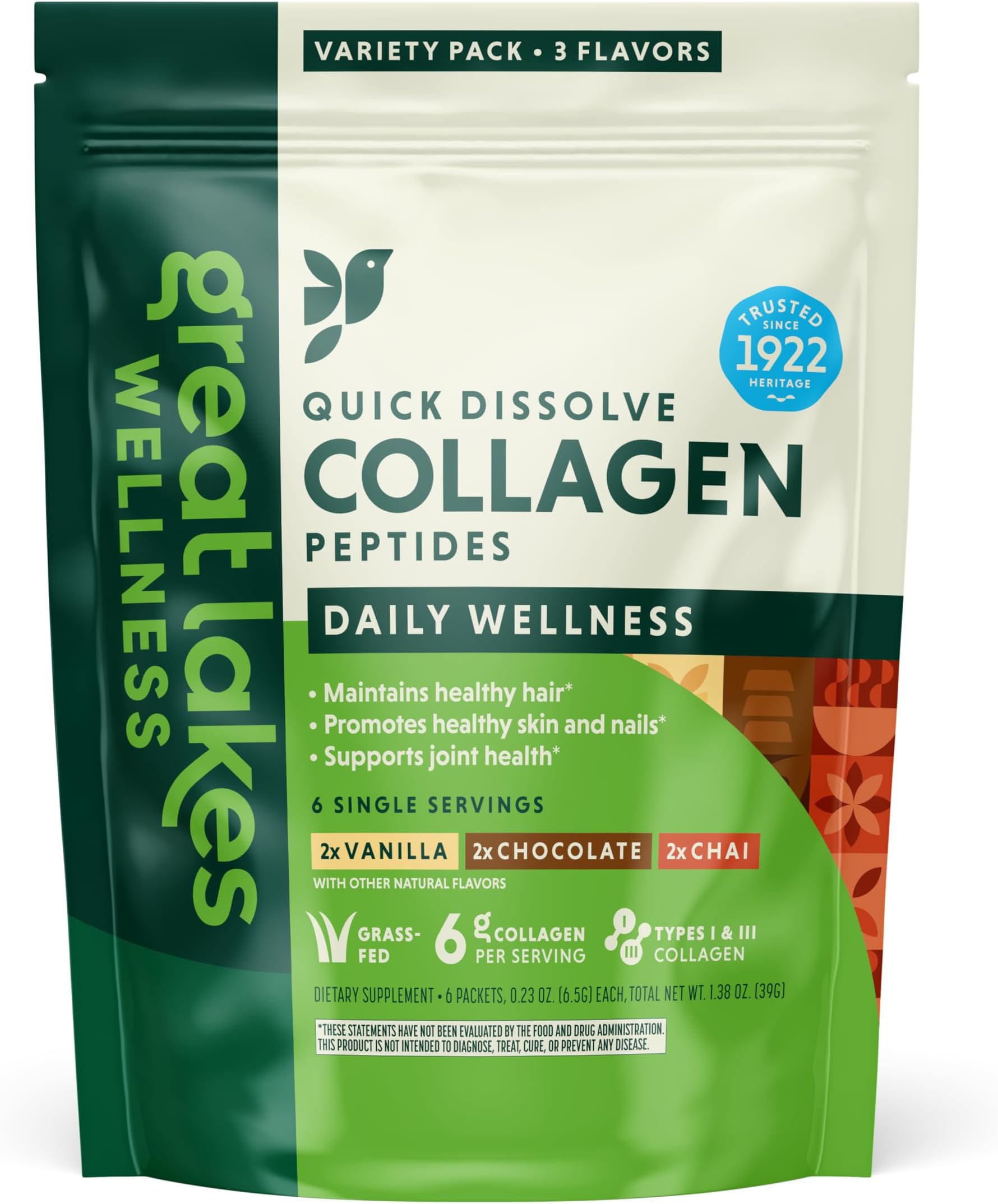 Amazon.com: Great Lakes Wellness Collagen Peptides Powder for Skin ...