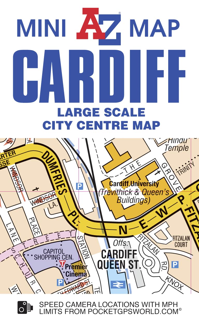 Cardiff Mini Map: Amazon.co.uk: Geographers' A-Z Map Co Ltd ...