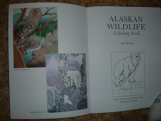 Alaskan Wildlife Coloring Book (Dover Animal Coloring Books): Sovak ...