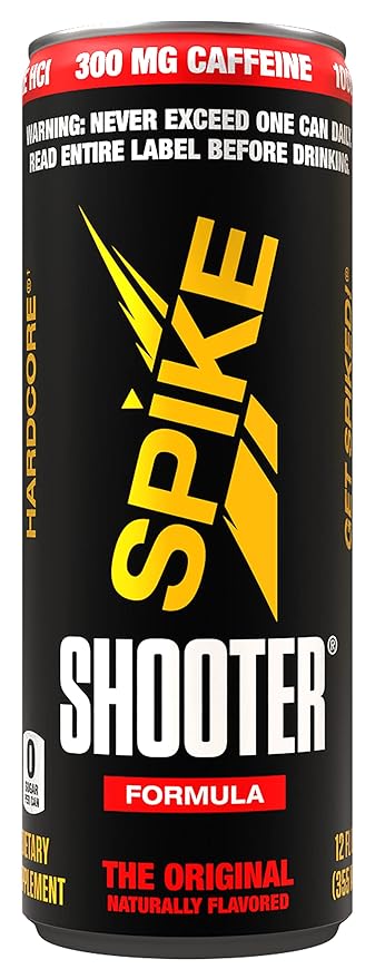 Amazon.com : Spike Shooter Pre-Workout - 300 mg Caffeine, 6 mg ...