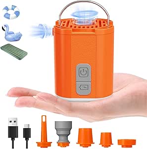 Amazon.com: Lewondr Portable Air Pump, Ultra-Mini Electric Air Pump ...