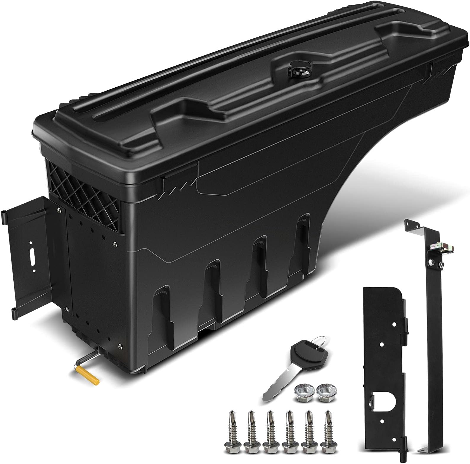 A-Premium Lockable Truck Bed Storage Box Case Tool Box Compatible with ...