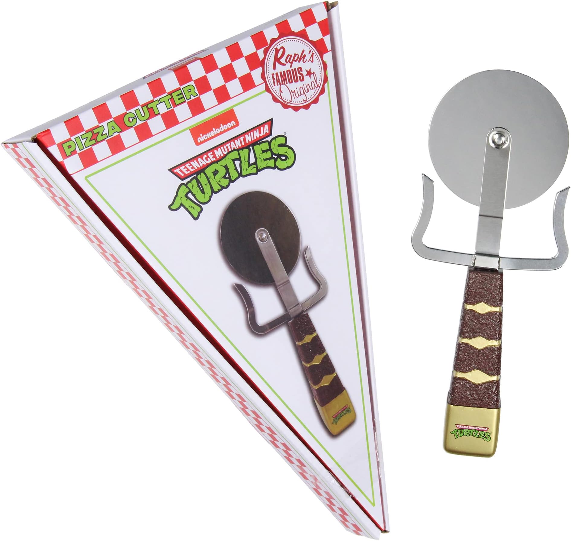 Amazon.com: Axe Pizza Cutter with Bamboo Handle and Sharp Rotating ...