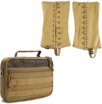 Amazon.com: SMONT Tactical Toiletry Bag and WW2 US Gaiters : Sports ...