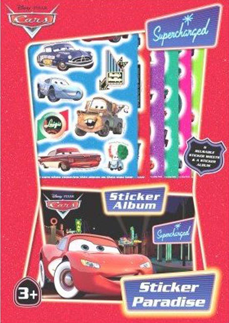 Buy Disney Pixar "Cars" Sticker Paradise Gift Set Book Online at Low ...